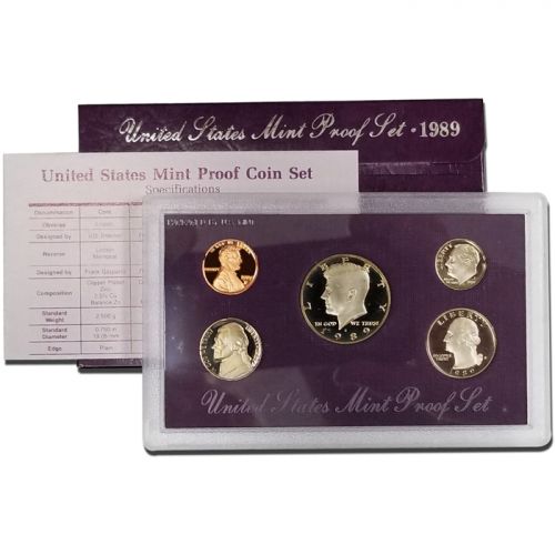 1989 United States Proof Set - Buy And Sell Coins | Coins For Sale ...