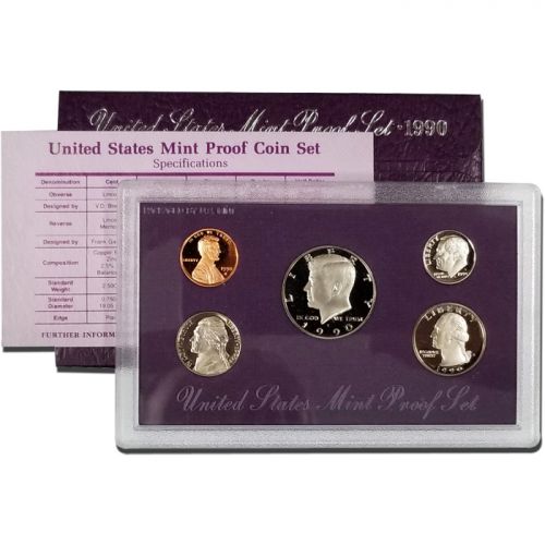 1990 United States Proof Set - Buy And Sell Coins | Coins For Sale ...