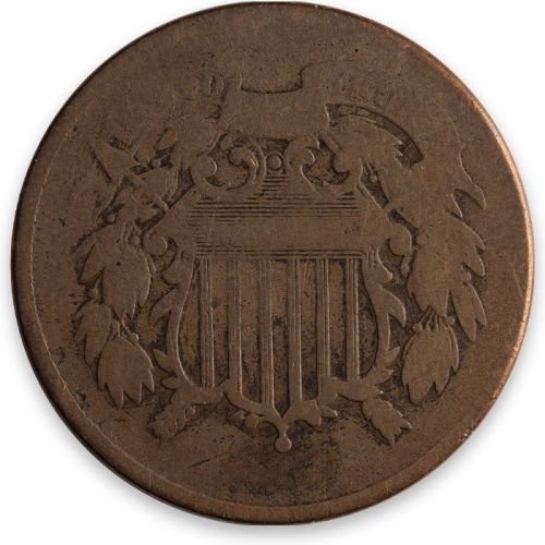 1865 2 Cent Fancy 5 - Good (G) - Buy And Sell Coins | Coins For Sale ...
