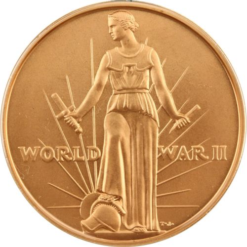 1993 World War II Commemorative Coin And Victory Medal - Buy And Sell ...