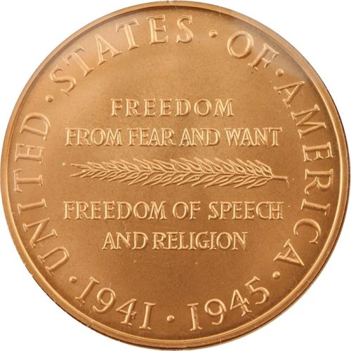 1993 World War II Commemorative Coin And Victory Medal - Buy And Sell ...