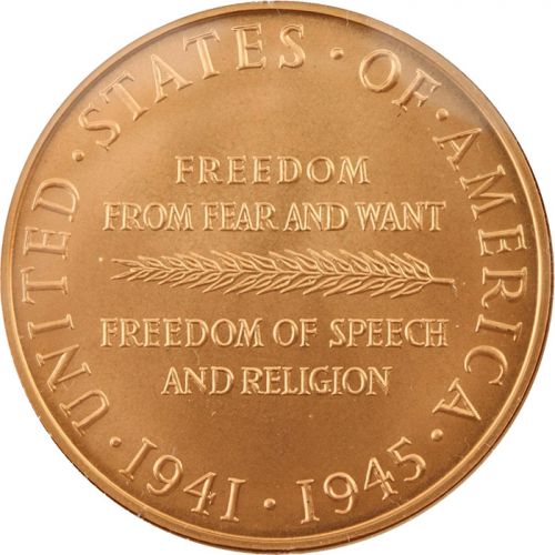 1993 World War II Commemorative Coin And Victory Medal - Buy And Sell ...